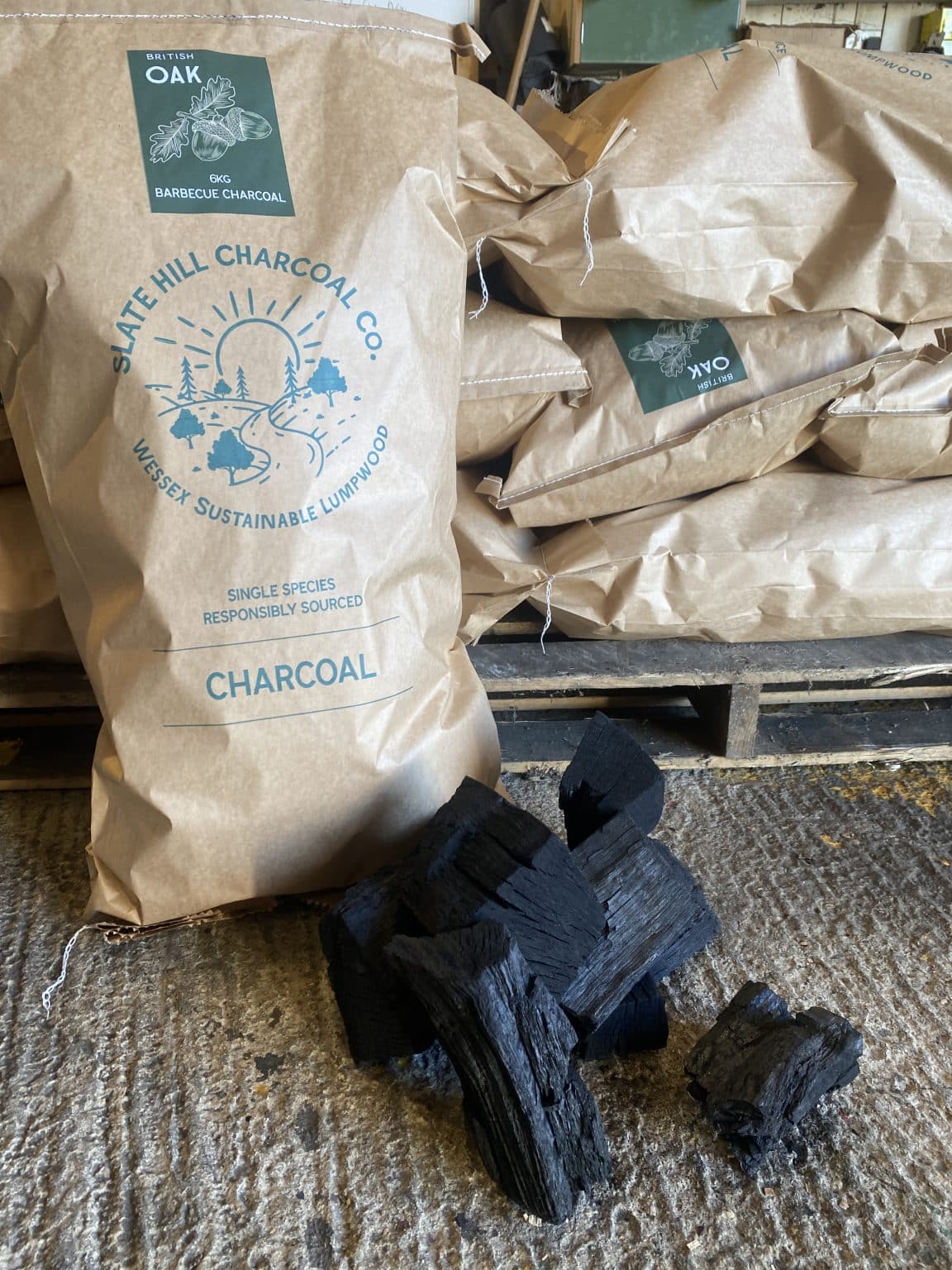Lumpwood Charcoal UK | British & Sustainable | Slate Hill Charcoal